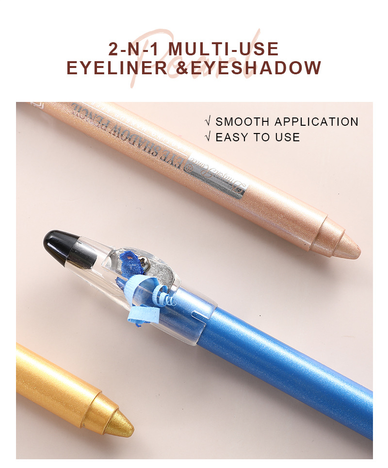 Dragon Ranee Eyeshadow Pen 12-Piece Set, Pearlescent Eyeshadow Stick ...